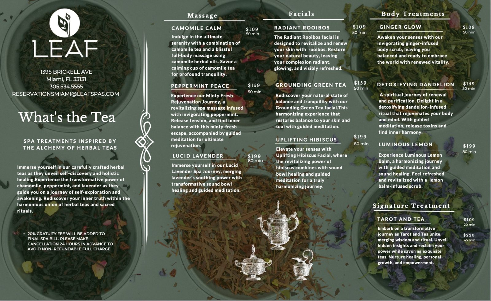 Miami Spa Month - What’s the Tea at Leaf Spa? - Luxury Guide USA