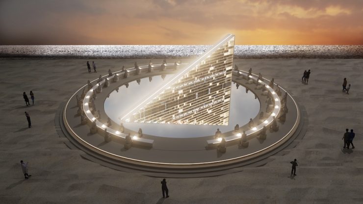 Es Devlin’s Library of Us Lights Up Faena Beach